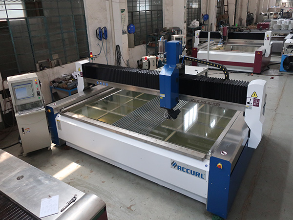 Máquina de corte por chorro de agua de pórtico cnc 3020 con bomba de ...
